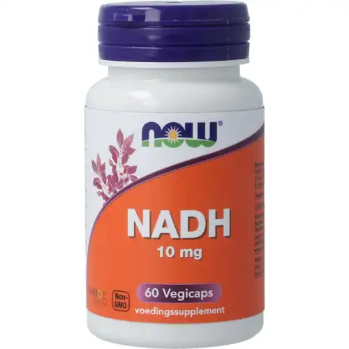 NOW NADH 10mg 60 vegetarische capsules | Drogist Solo