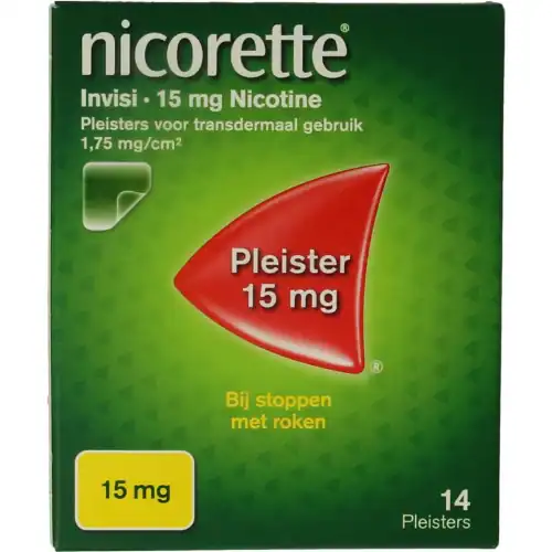 Nicorette Nicotinepleisters 15mg 14 stuks | Drogist Solo