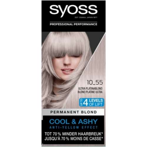 Syoss Haarverf 10-55 Ultra Platinablond | Altijd discreet bezorgd ...